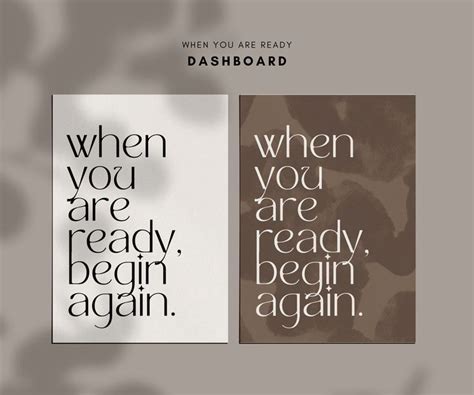 Printable Dashboard Printable Aesthetic Dashboards Minimal Planner