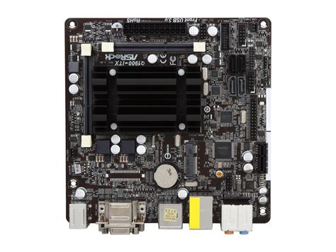 Asrock Q1900 Itx Intel Celeron J1900 Motherboard Cpu Vga Combo