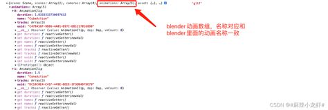 Vue Threejs实现导入blender动画并控制其播放blend如何在vue中使用 Csdn博客