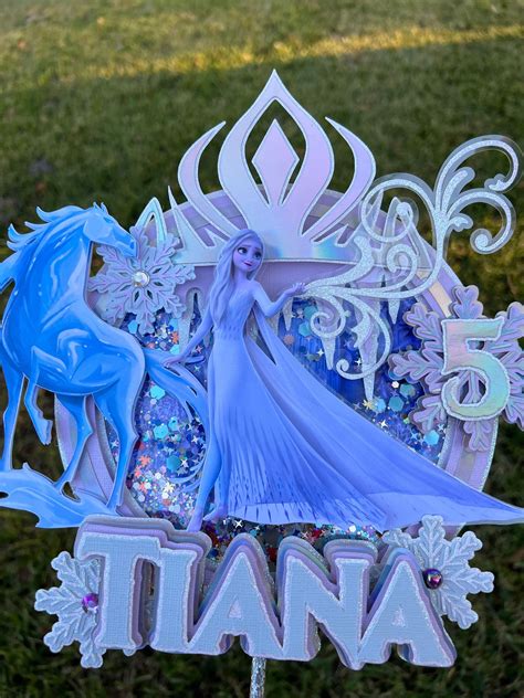 Frozen Cake Topper Shaker Frozen Party Decor Cake Topper Princess Artofit