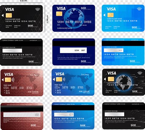 비자 카드 수집 Png Pngwing