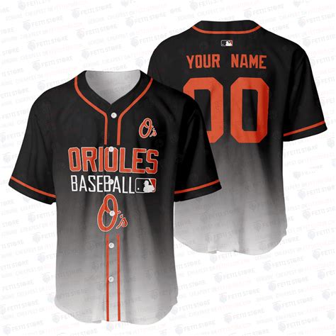Customized Baltimore Orioles Black Background Baseball Jersey Sports Apparel Sneaker Jersey