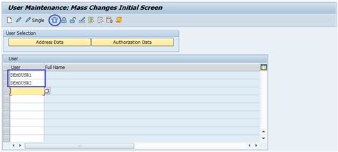 Sap Basis Delete User