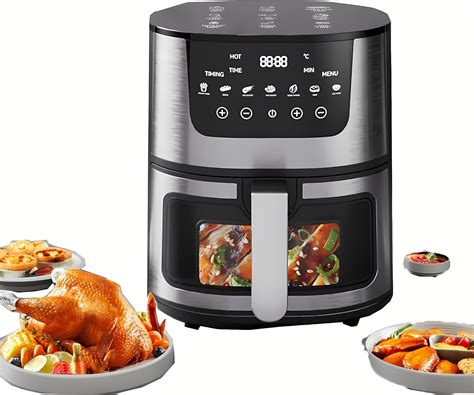 7 Qt Easy View Air Fryer Stainless Steel Air Fryer Armenia Ubuy