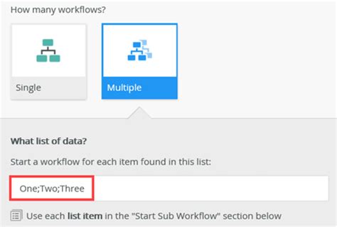 Call Sub Workflow Step