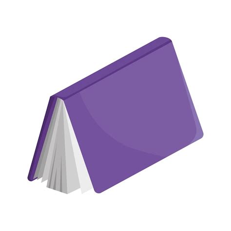 보라색 텍스트 책 라이브러리 아이콘 무료 벡터