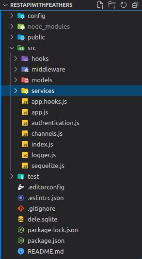 building a rest api with feathers js and sqlite