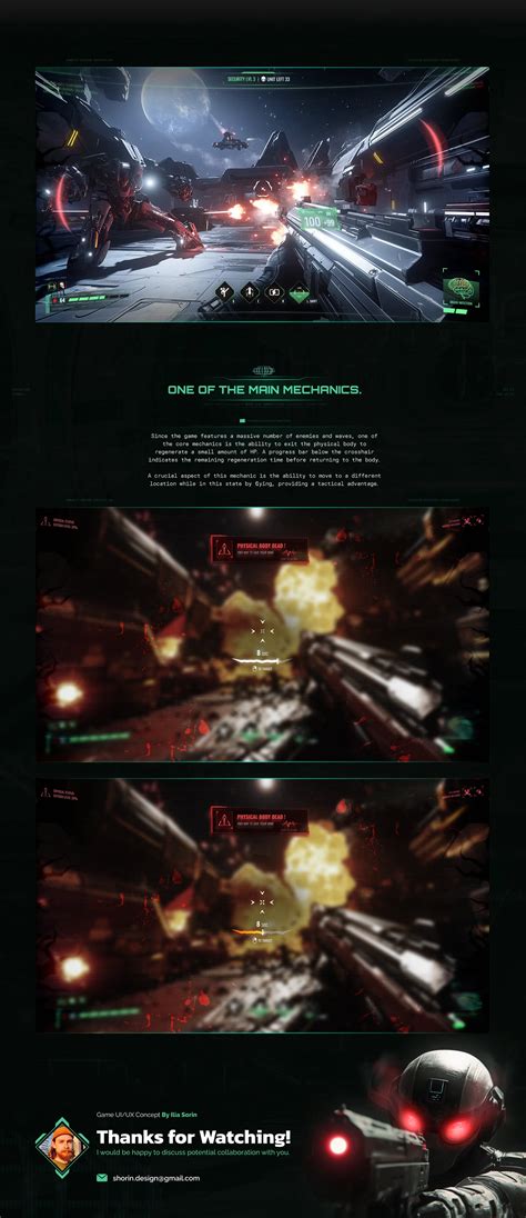 UI UX Game Concept SCI FI GAME Behance