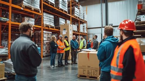 Free Workers In Warehouse Image Warehouse Workers Safety Download