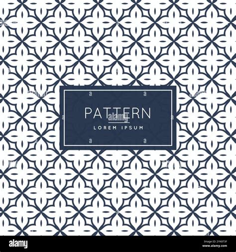 Abstract Seamless Geometric Shapes Pattern Background Design Illustration Stock Vector Image