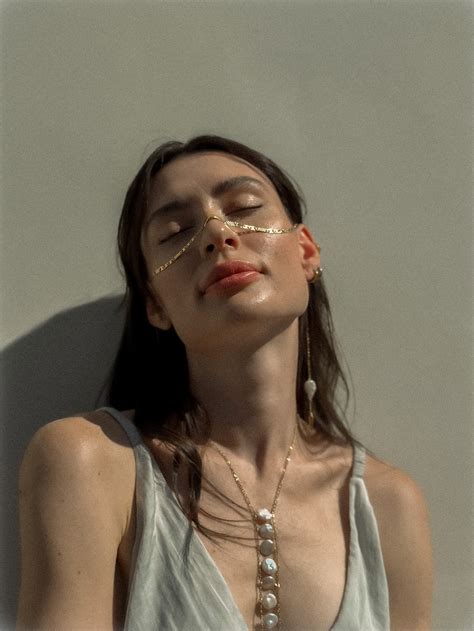 Face Chain With Pearl Face Chain Jewelry Gold Face Chain With Nose