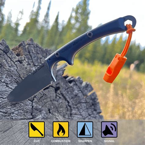 Scout Feather Adventure Survival Knife Outdoor Element