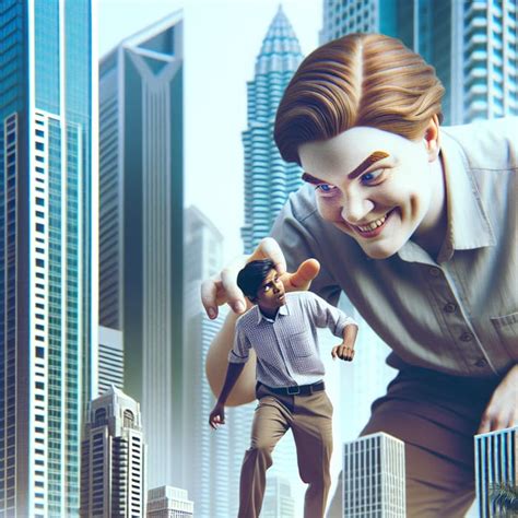 Giantess Woman Eating Tiny Man Urban Scene Ai Art Generator Easy Peasyai