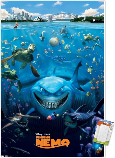 Buscando A Nemo Pixar Disney New Poster Pixars Finding Nemo — Laz