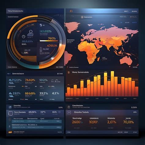 Premium Ai Image Web Dashboard Analytics Business Intelligence