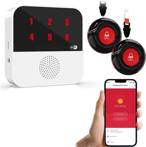 Amazon Com WiFi Smart Wireless Life Alert Systems For Seniors Calls Cell Phone Caregiver