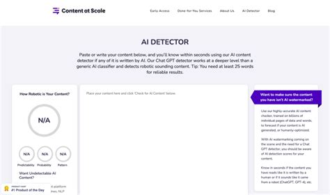 Free AI Detector By Content At Scale Is It AI Watermarked