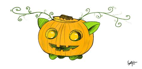 Halloween Shiny Hoppip By Underwoodart On Deviantart