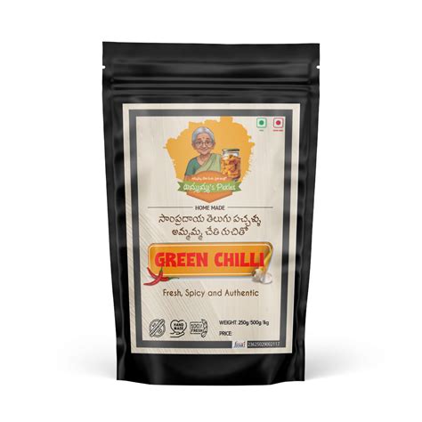 Green Chilli Ammammas Pickles