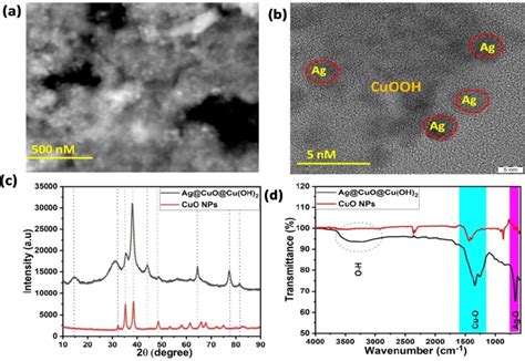 Sem Tem Images A B Xrd Spectra C Ft Ir Spectrum Of Prepared