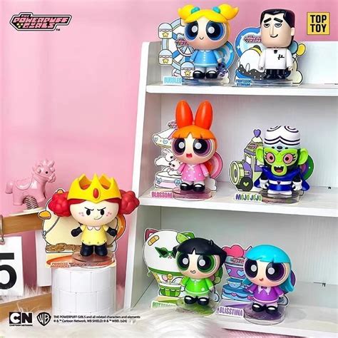 Powerpuff Girls Insert Series 2 Bombs ของเล่นอินเทรนด์เครื่องประดับ