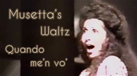 “quando Men Vo Musettas Waltz ” Sharon Spinetti Youtube