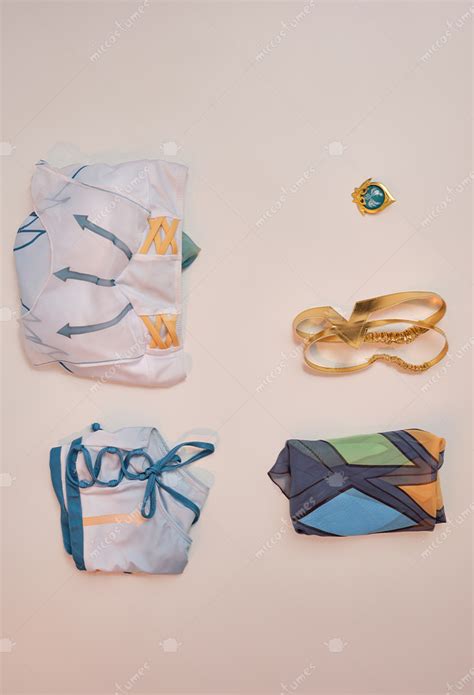 Faruzan Derivative Two Piece Swimsuit Genshin Impact Halter Top And Lace Up Bottom Bathing