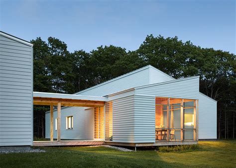 Go Logic Builds A Wooden House In A Forest Clearing In Maine