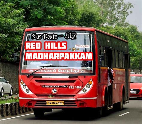 red hills to madharpakkam bus timings 512 bus route