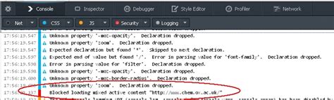 Firefox Now Blocks Non Secure Content From WebLearn WebLearn Pages May Need To Be Edited
