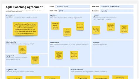 Agile Coaching Agreement Template Miroverse