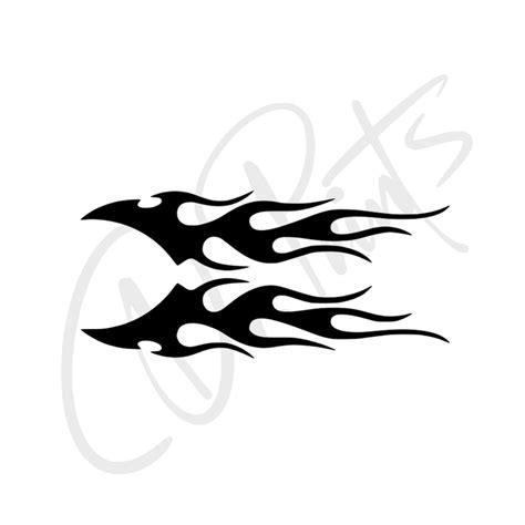 Flame Car Decal Car Flame Decal Flame Car Sticker Flame Sticker Flame