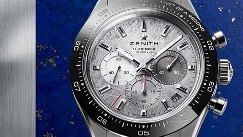 This Zenith Chronomaster Sport Watch Features A One Of A Kind Meteorite Dial Maxim
