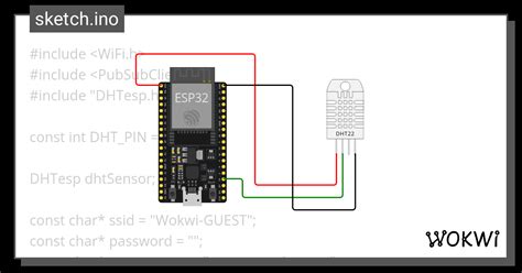 Praktik MQTT Dengan Mosquitto ESP32 WITH DHT22 Wokwi ESP32 STM32