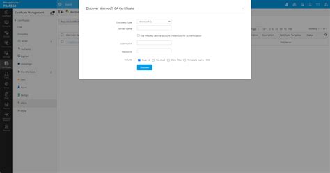 Microsoft Certificate Authority Pam360