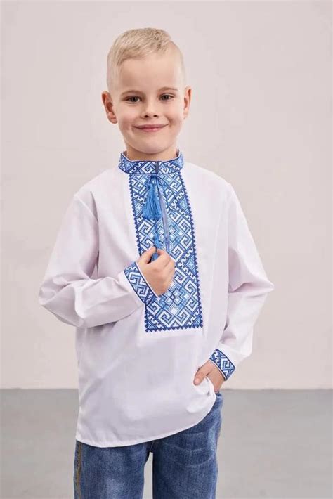 Красивая вышиванка мальчикам — цена 720 грн в каталоге Вышиванки Купить детcкие вещи по