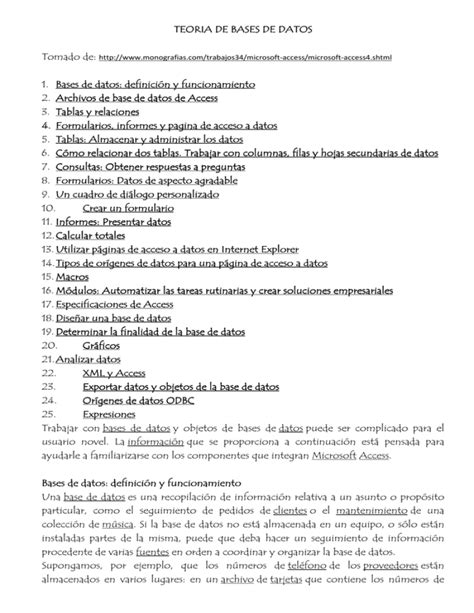 Teoria De Bases De Datos