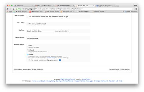 Private Testing Chrome Extension Download Interupted Stack Overflow
