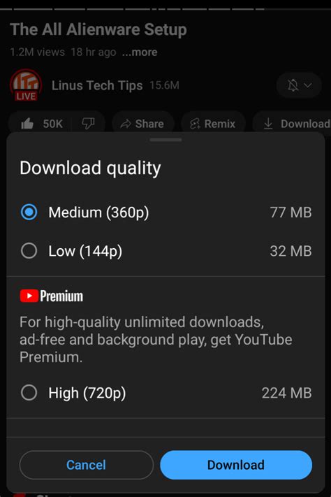i think i ll just use third party tools to download it on 1080p r youtube