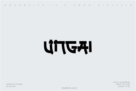 Ungai Font Free Download And Preview Deefont