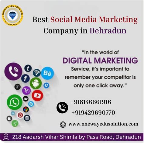 Oneway Edu Solution® Best Social Media Marketing Company In Dehradun Onewayedu Medium