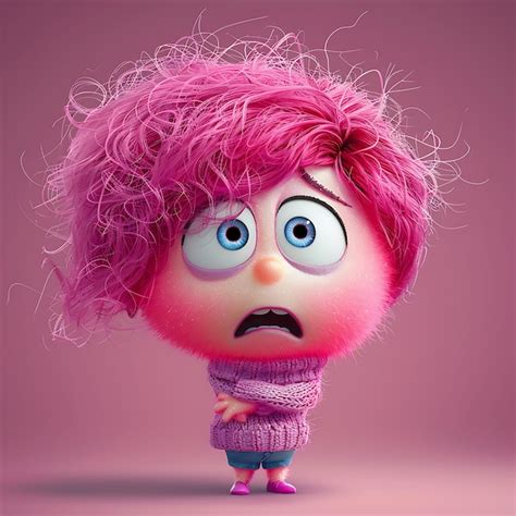Pink Hair Cartoon Characters