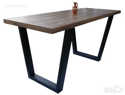 Индивидуална изработка Метални крака за маса трапец 2 бр к т модел