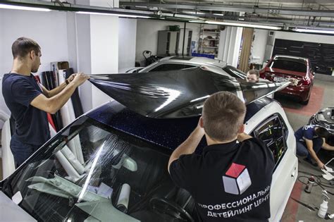 Пленка на крышу автомобиля в Москве — цена оклейки крыши авто пленкой