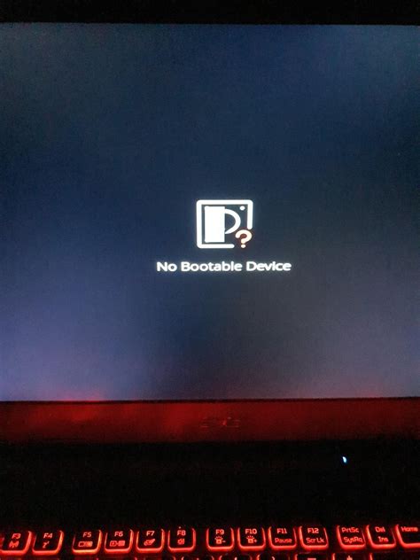 No Bootable Device Error But Works After Knocking The Hardware R