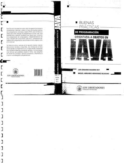 Programacion En Java Pdf Pdf Objeto Informática Paradigmas De Programación