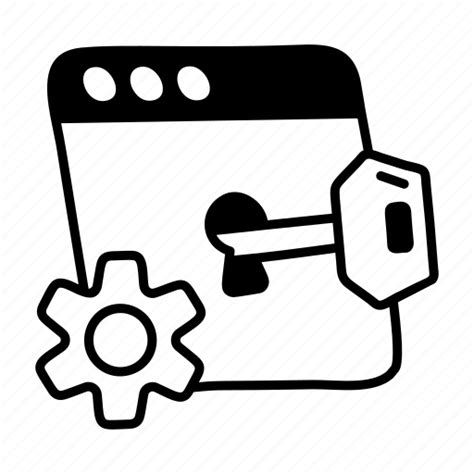 Web Access Site Access Website Access Access Control Web Key Icon