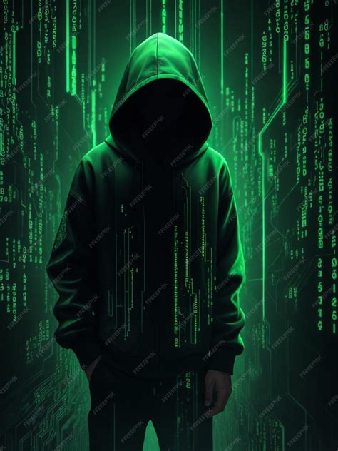 Premium Photo Computer Hacker In Hoodie Obscured Dark Face Hacker Attack Virus Infected