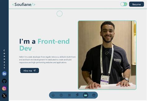 Soufiane Mouahhidi On Linkedin React Reactjs Tailwindcss Tailwind Portfolio Developer