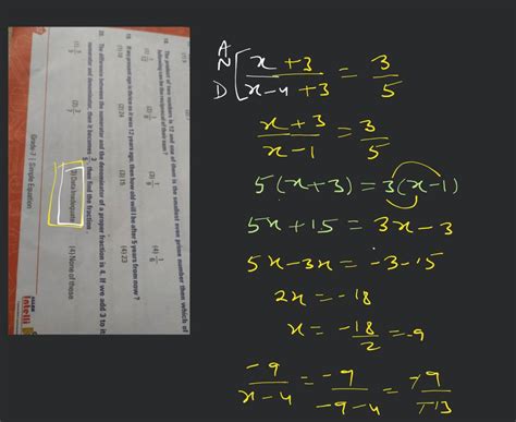 The Difference Between The Numerator And The Denominator Of A Proper Frac